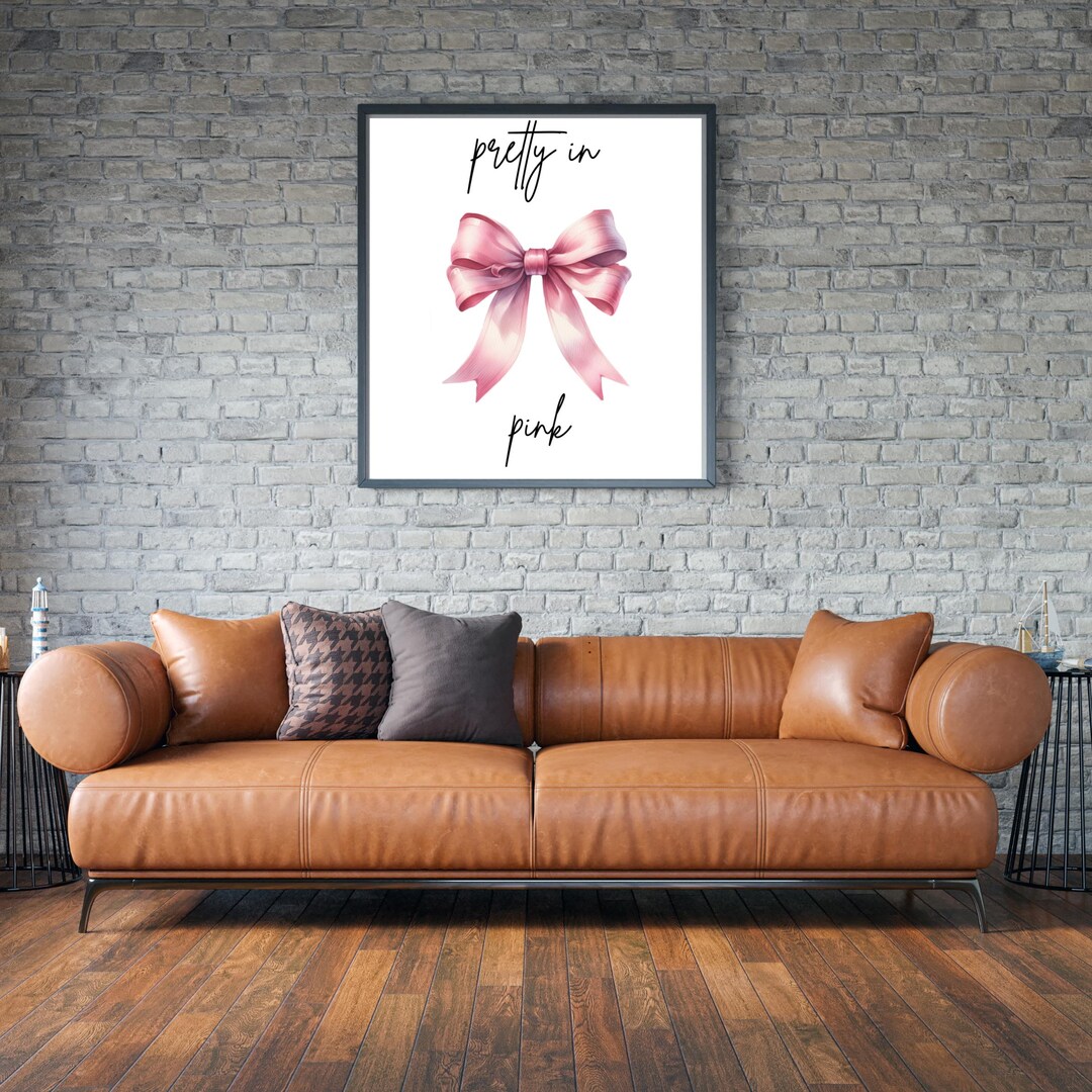 Printable Pretty in Pink Poster | Instant Download - Etsy