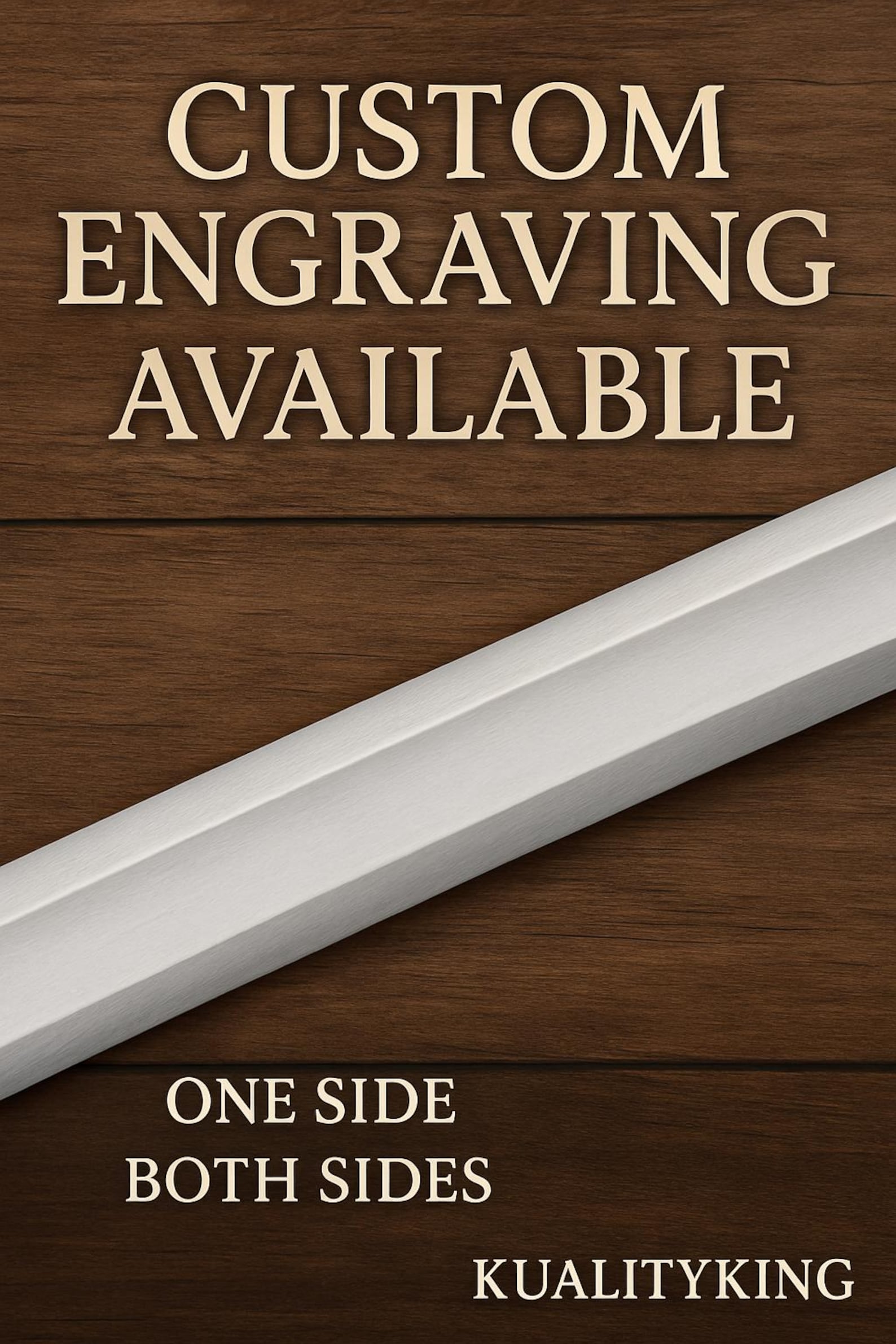 Custom Sword Engraving – Personalized Wedding Date & Name | Blade ...