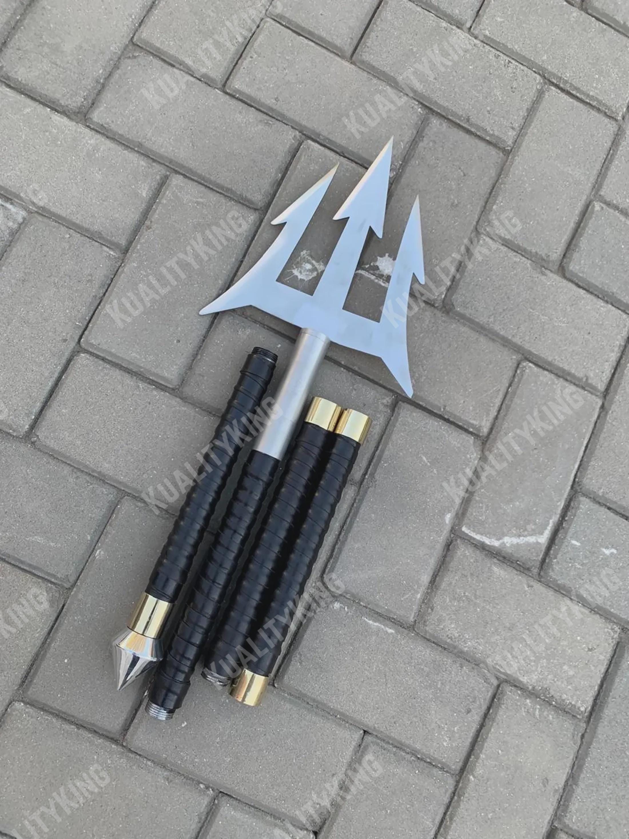Aquaman Trident Replica | Handmade Poseidon Spear With Three-prong ...