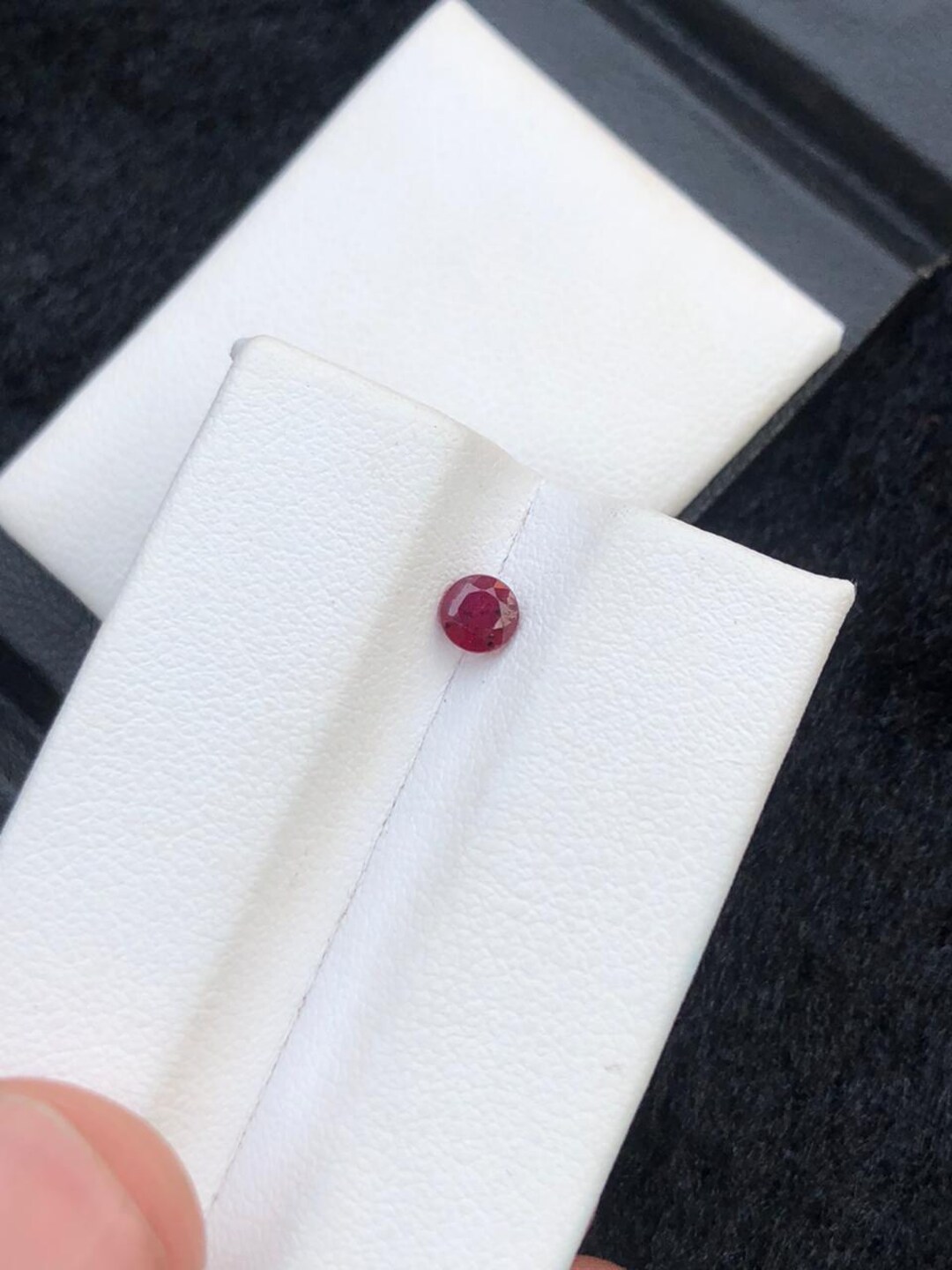 0.45CT Pigeon Blood Red Ruby Gemstone | Round Cut Originated From ...