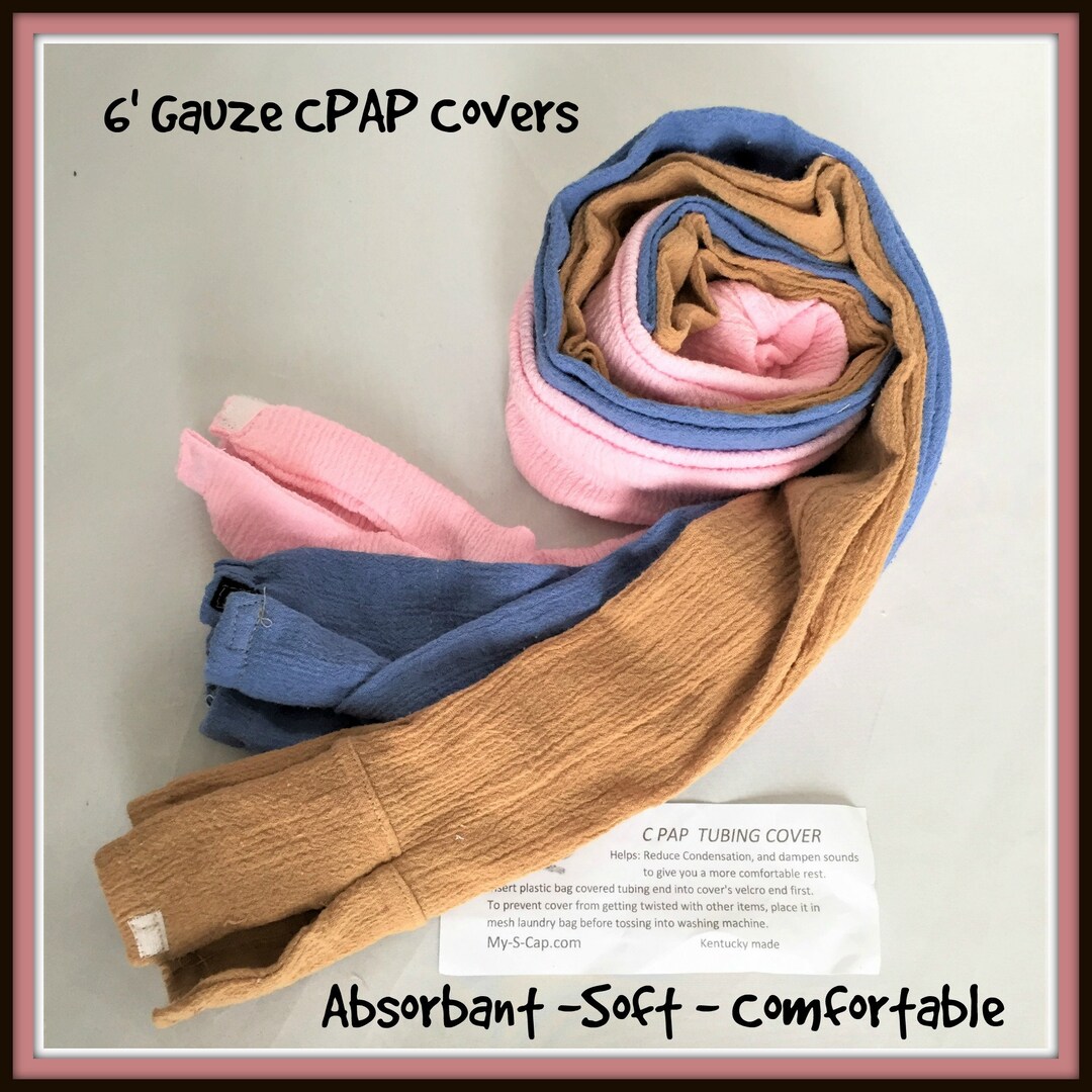 Gauze CPAP Wrap, 6 -7 Ft Cpap Tubing Cover, Noise Dampening Sleep Apnea ...