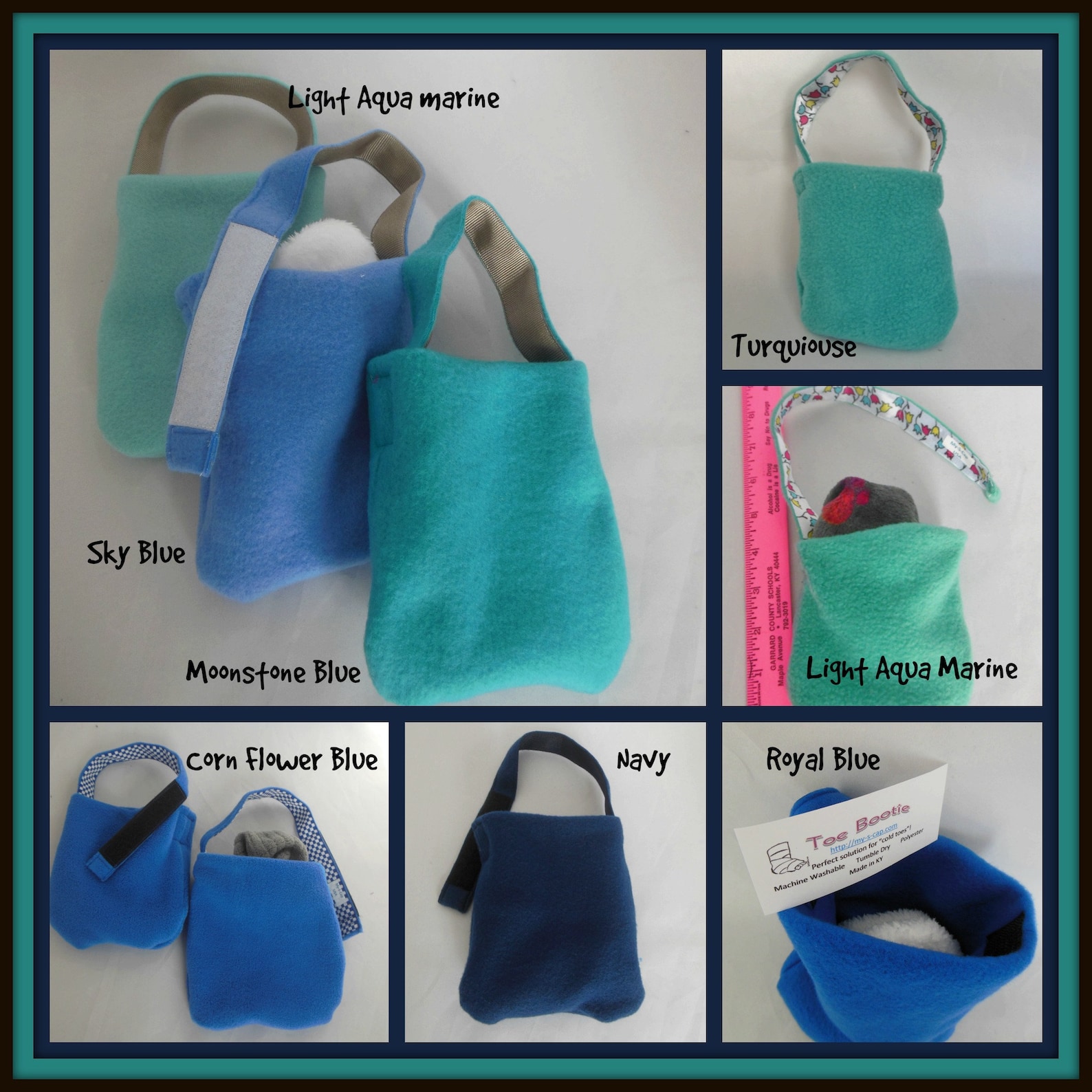 Solid Fleece Foot Cast Toe Booties ,toe Warmer Sock - Etsy