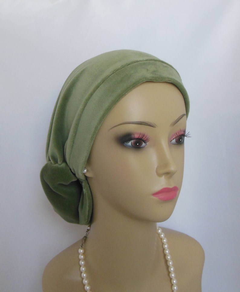 Extra Large Velour Hair Snood Headwear Jersey Knit Cancer - Etsy