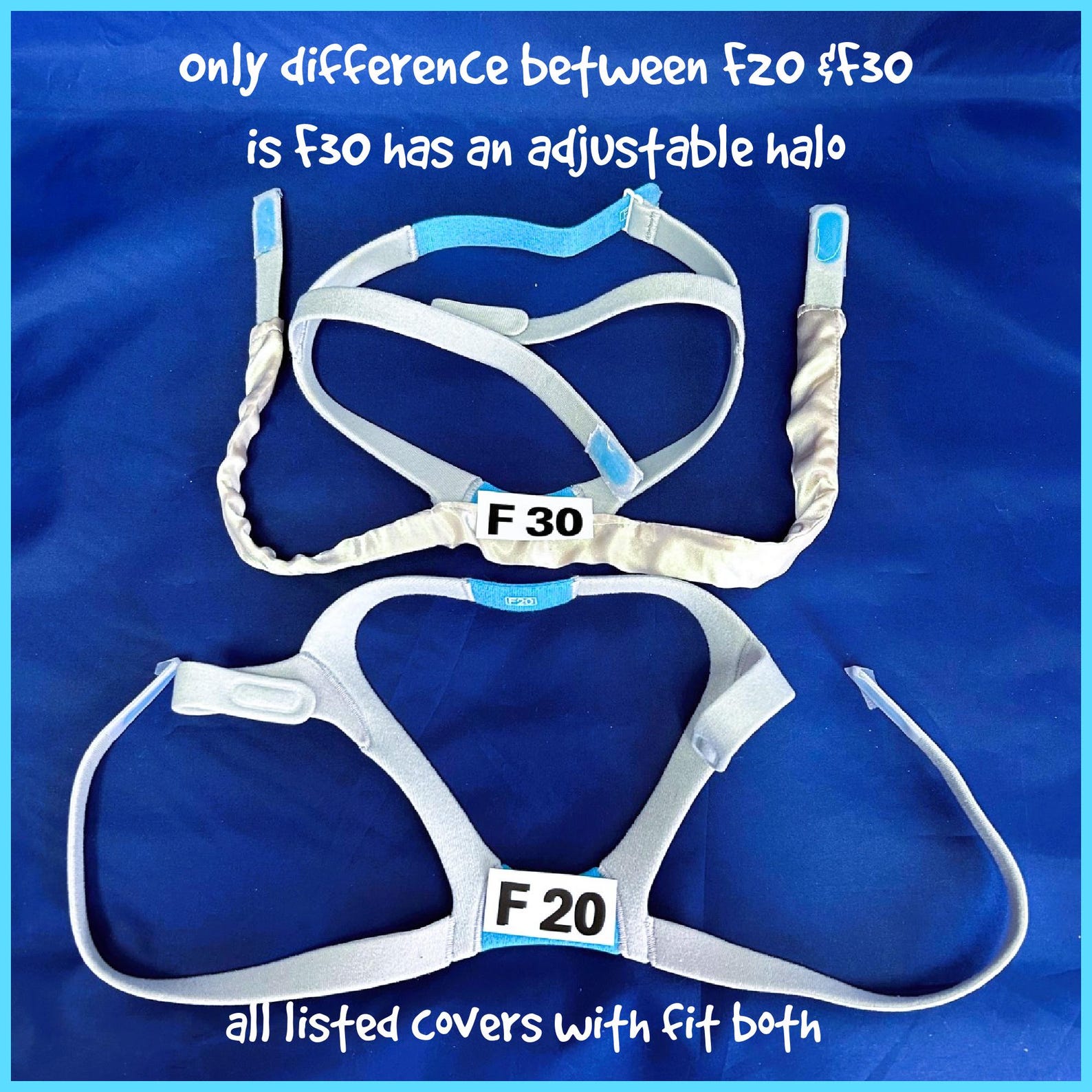 Resmed F20 F30 F40 Full Set Cpap Covers , Spandex Satin Finish - Etsy