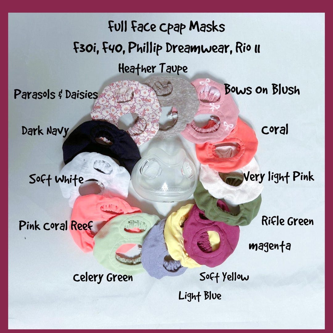 Jersey CPAP Mask Cover, F30i, F40, Dreamwear, Rio 11 Breathable Fabric ...