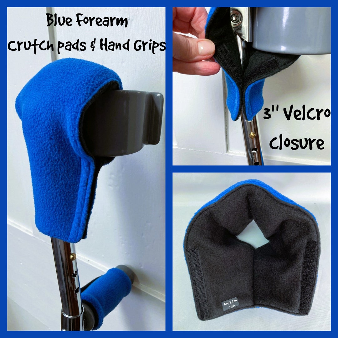 Anti-pilled Plush Fleece FOREARM Crutch Pads, Bounce Back Padded ...