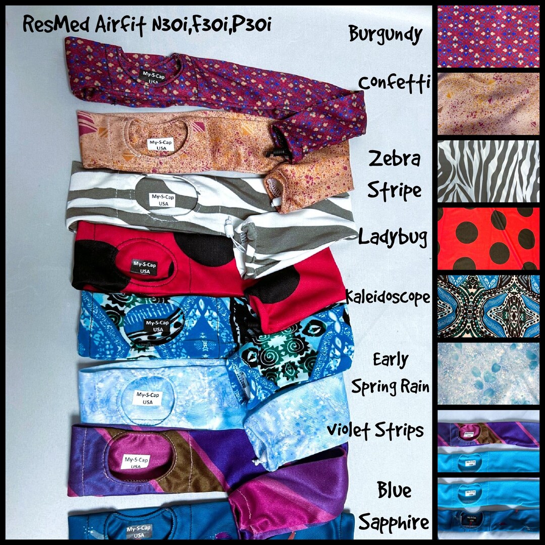 Cpap Covers Resmed N30i P30i F30i, Satin Finish Stretch Single Jersey ...