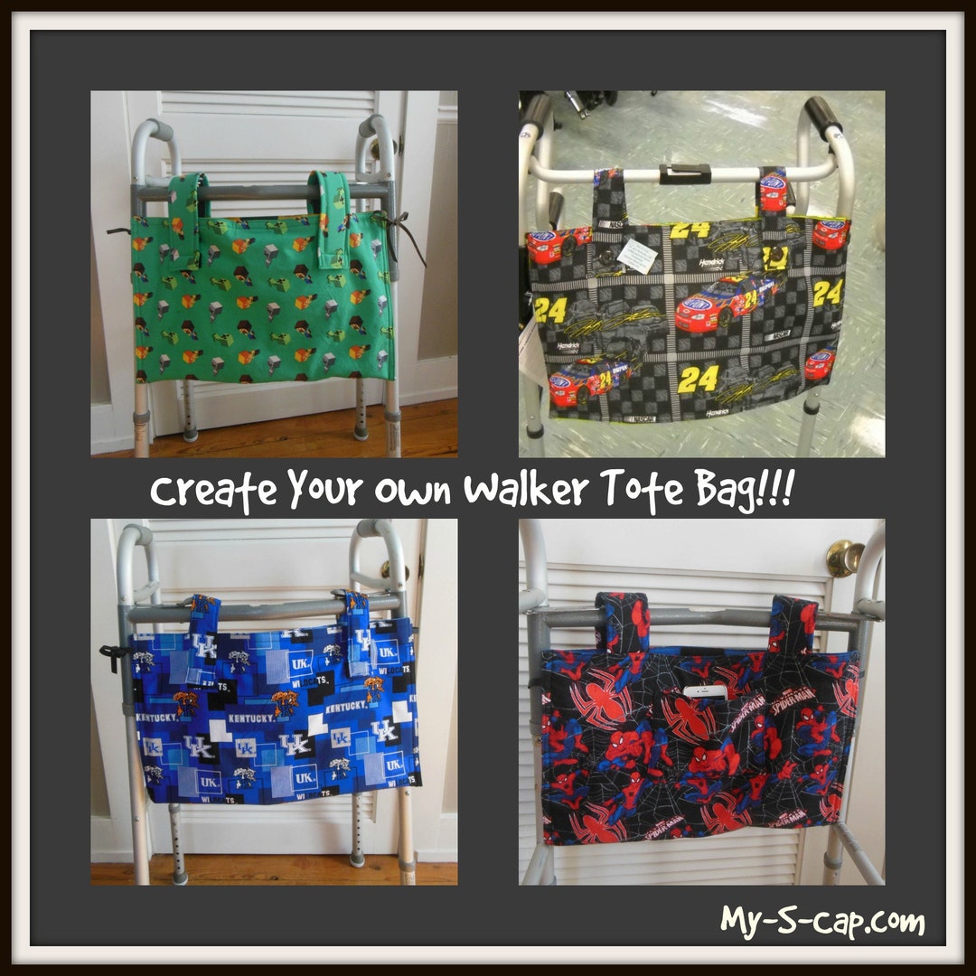 Custom Made Walker Tote, Team Sport Walker Tote Bag, Cartoon Character ...