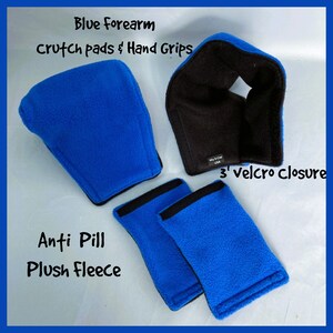 Anti-pilled Plush Fleece FOREARM Crutch Pads, Bounce Back Padded ...
