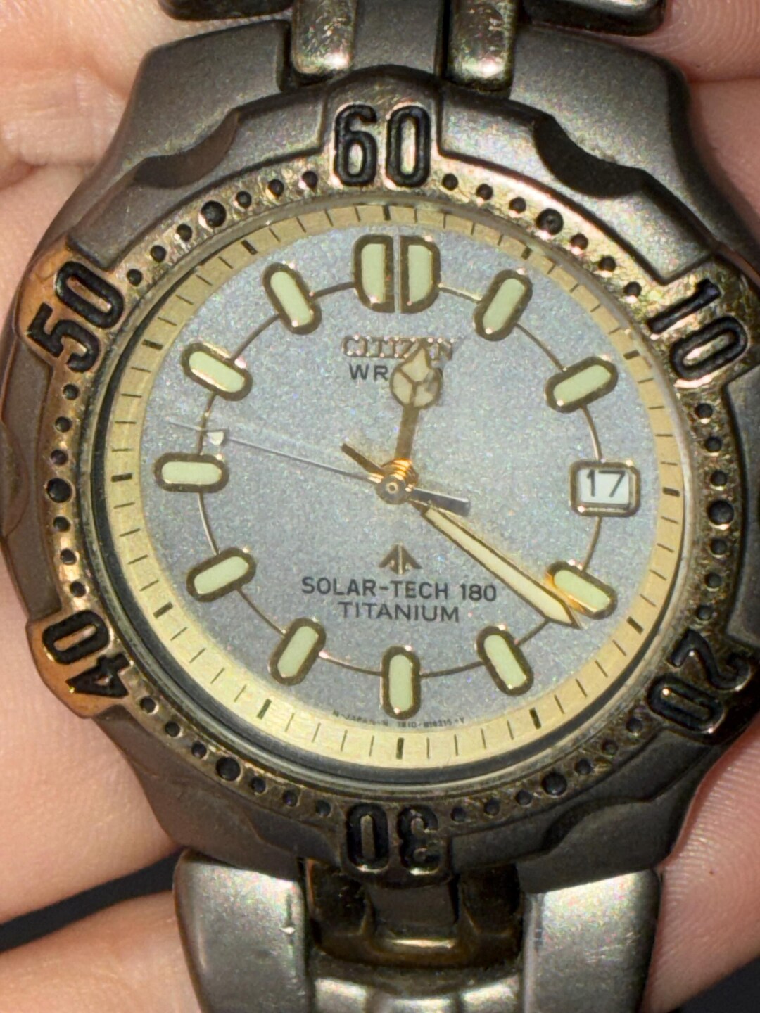 Citizen Titanium Solar Tech 180 WR200 Men’s Solar Power Diver Watch ...