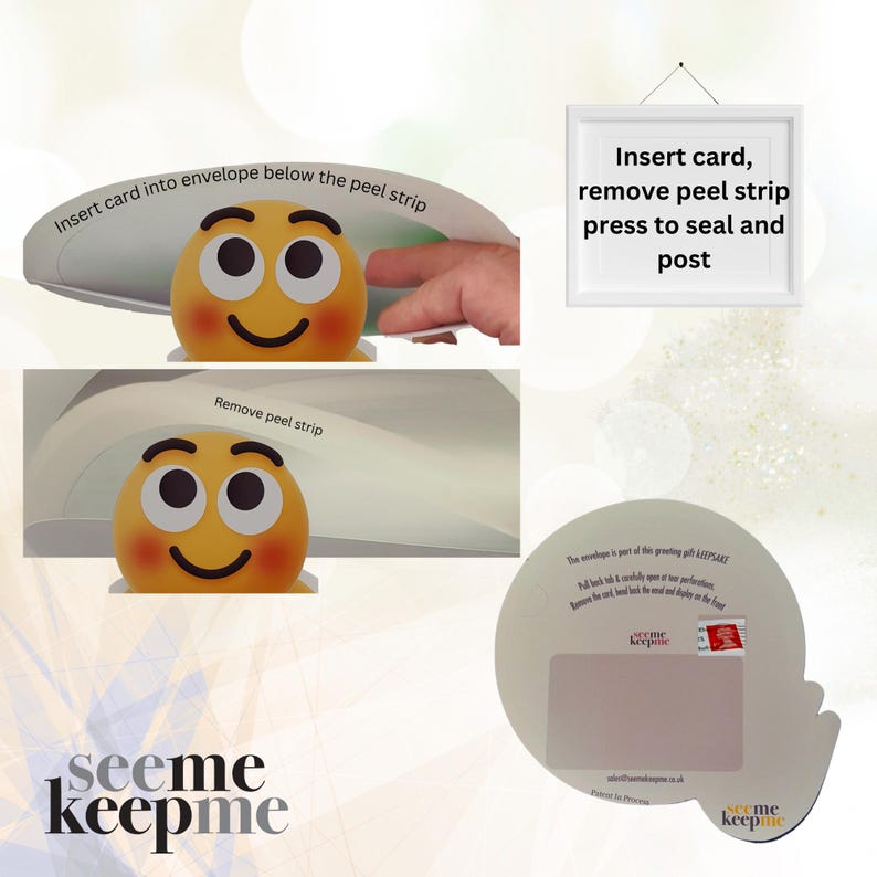 Personalized Love Heart Emoji Card – Valentines, Friendship, Love ...