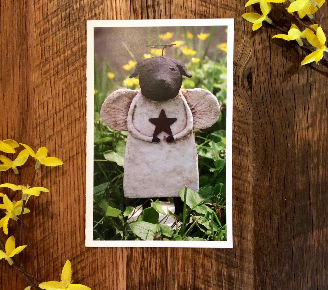 Black Lab Angel Card Lab Angel Greeting Card Black Labrador - Etsy
