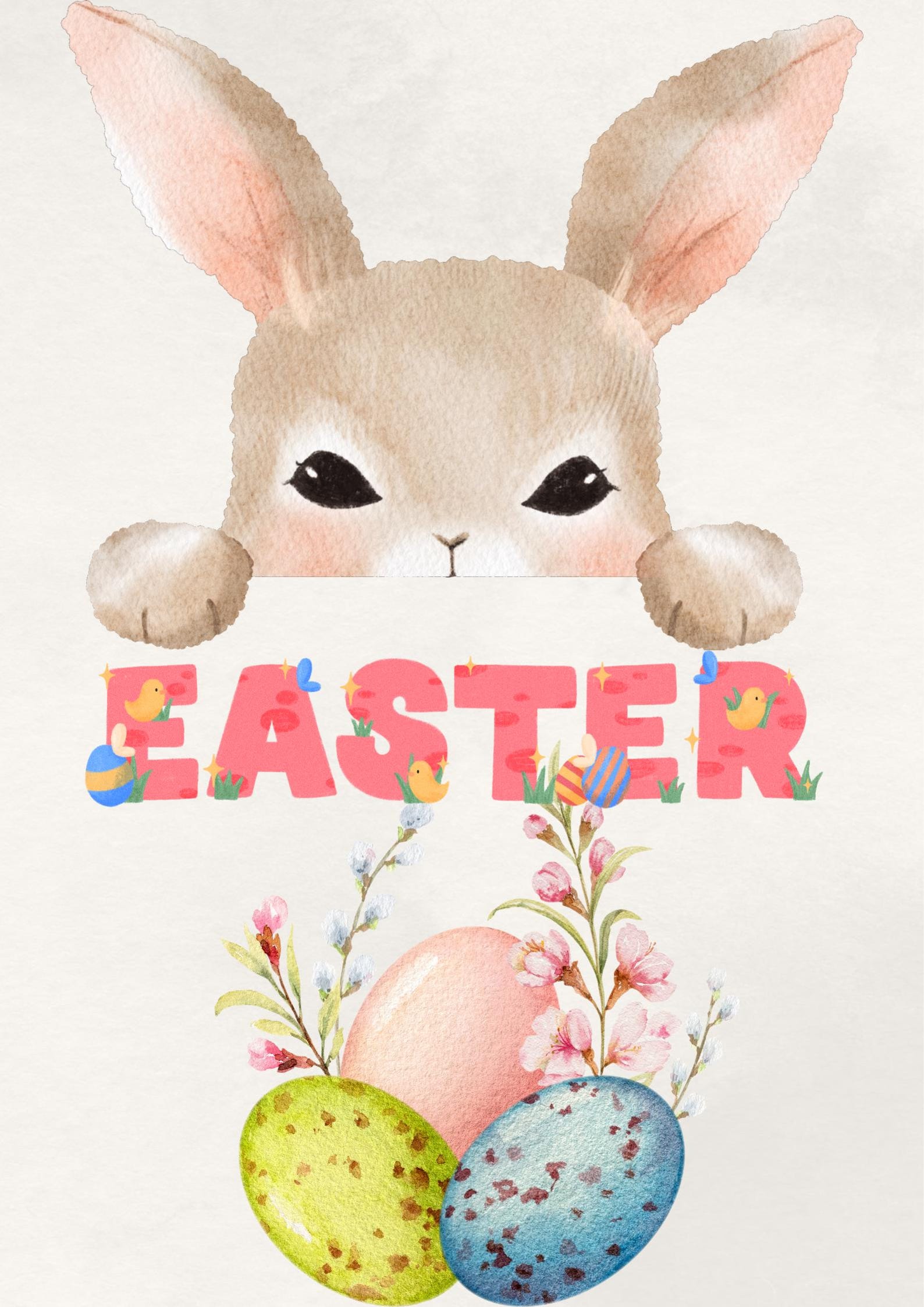 Easter Printable Poster - Etsy