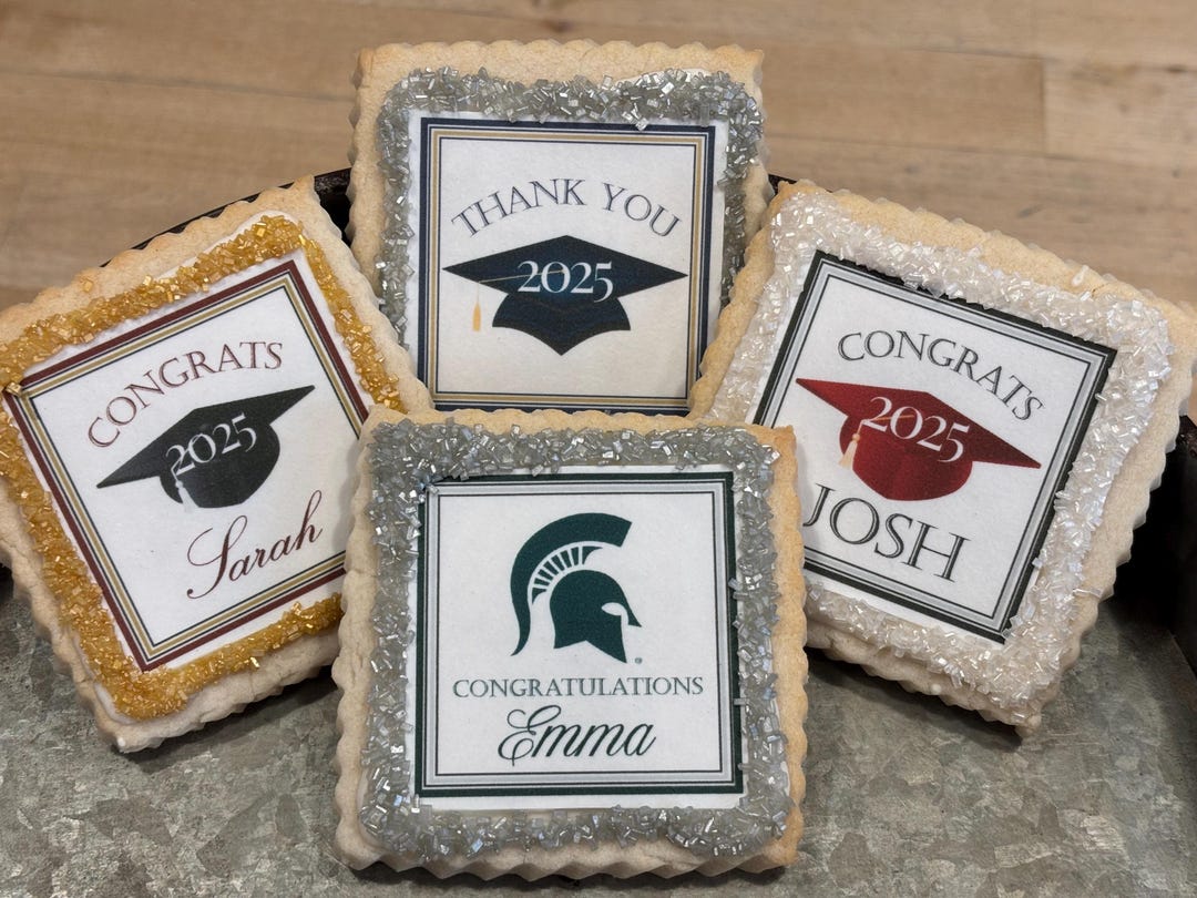 Graduation Custom Cookies-- 1 Dozen - Etsy