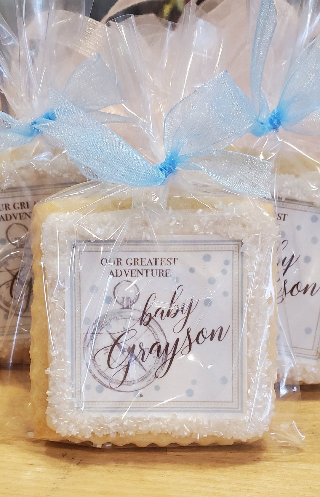 Welcome Baby Custom Cookies Adventure Shower - Etsy