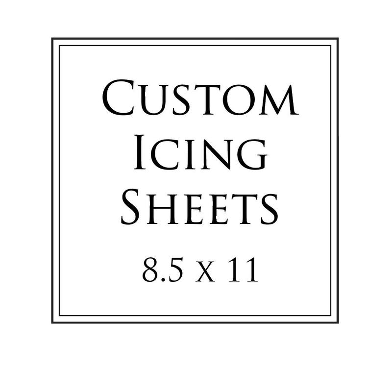 Sugar Icing Sheet - Etsy