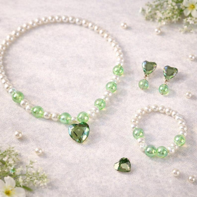 Tiana Inspired Princess Dress, Green Fairy Costume for Girls With ...