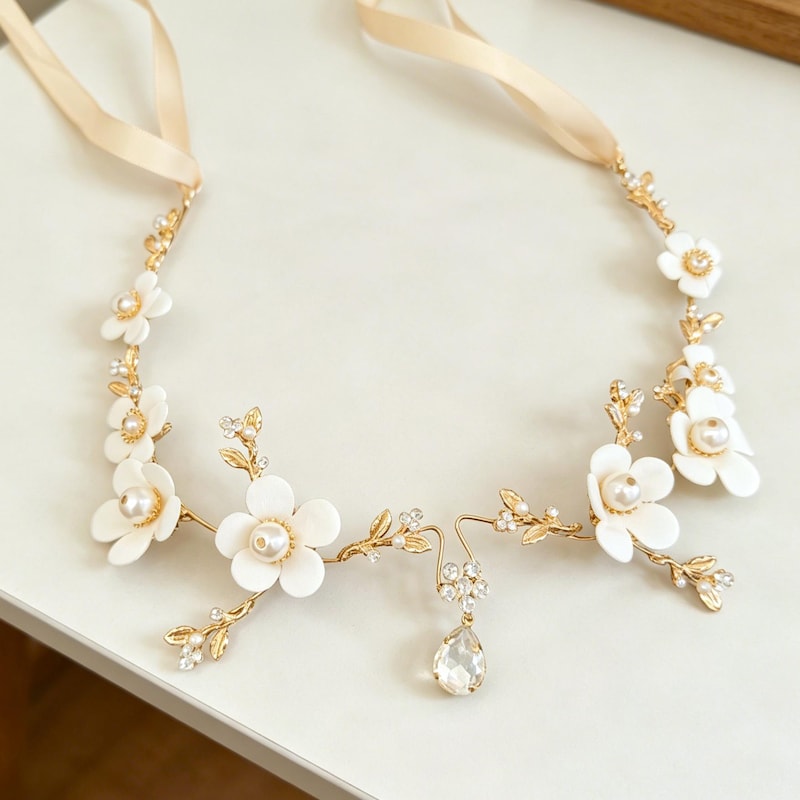 Antique Pearl Headband - Etsy