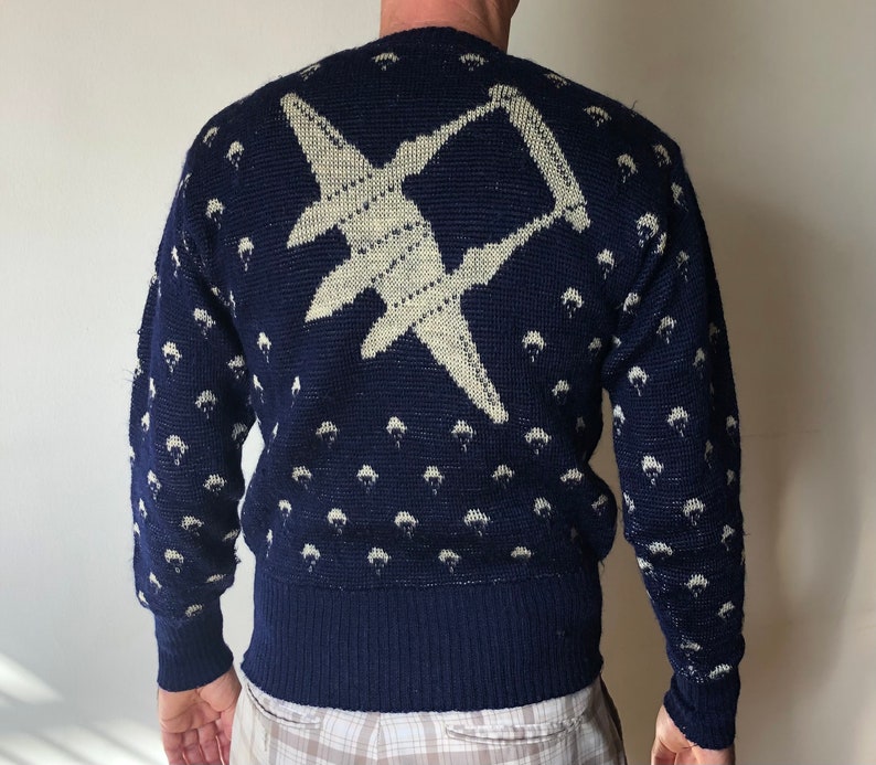 Vintage 1940s WWII Jantzen P83 Navy Blue Wool Airplane - Etsy