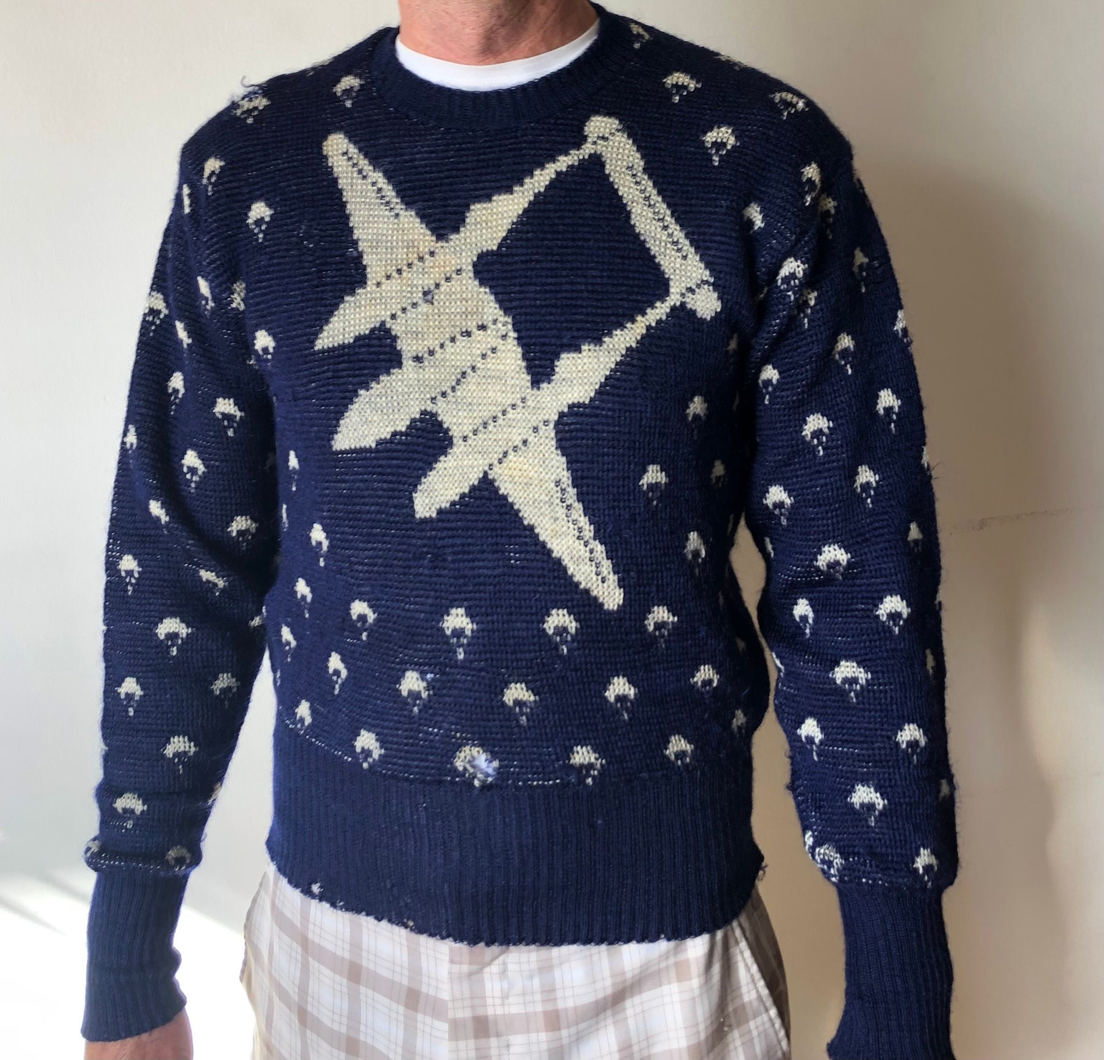 Vintage 1940s WWII Jantzen P83 Navy Blue Wool Airplane - Etsy