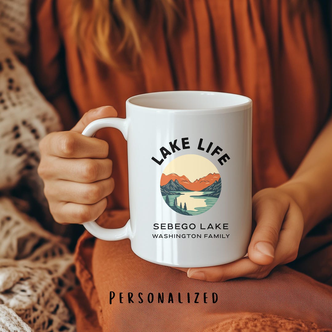Custom Lake Life Coffee Mug Personalized Coffee Cup Personalized ...