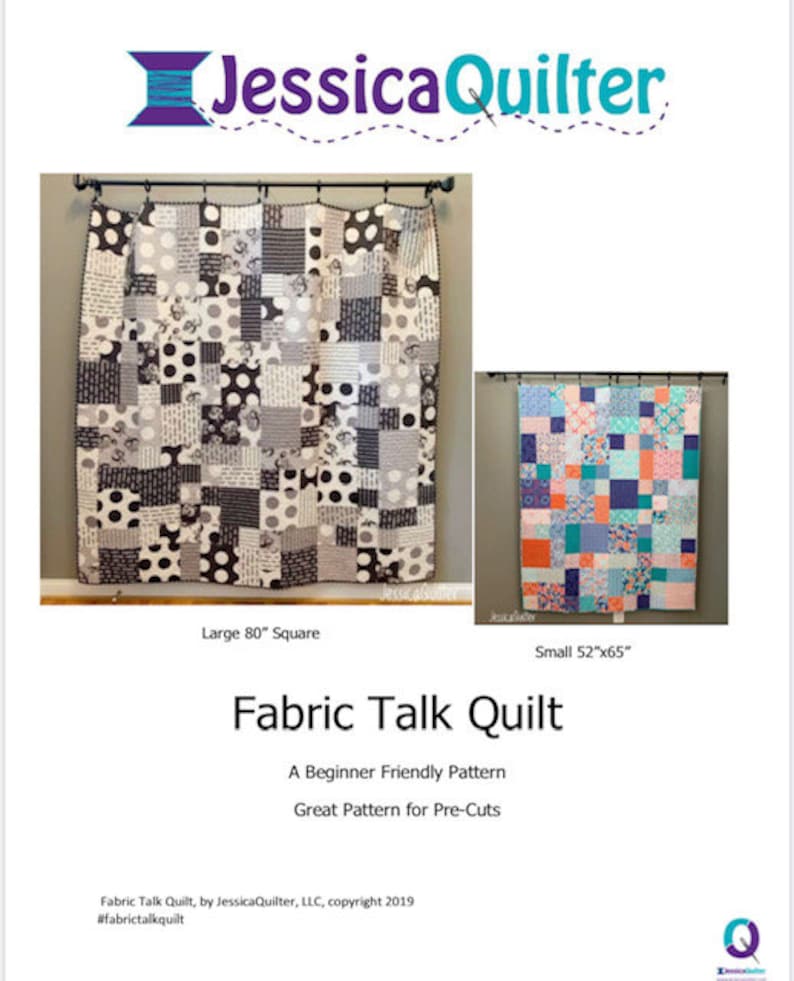 Fabric Talk Quilt Pattern | Etsy