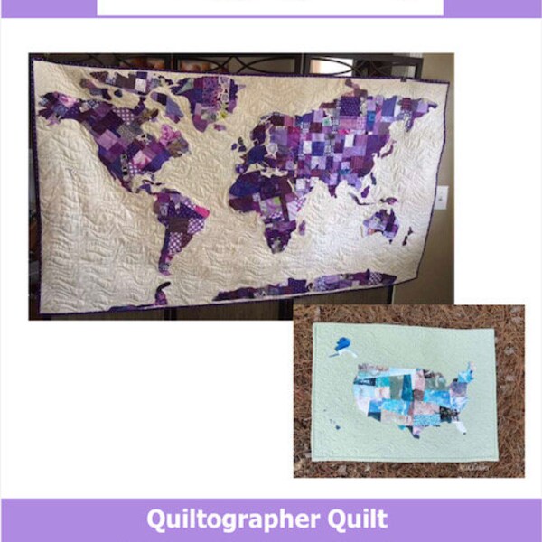 Map Quilt - Etsy