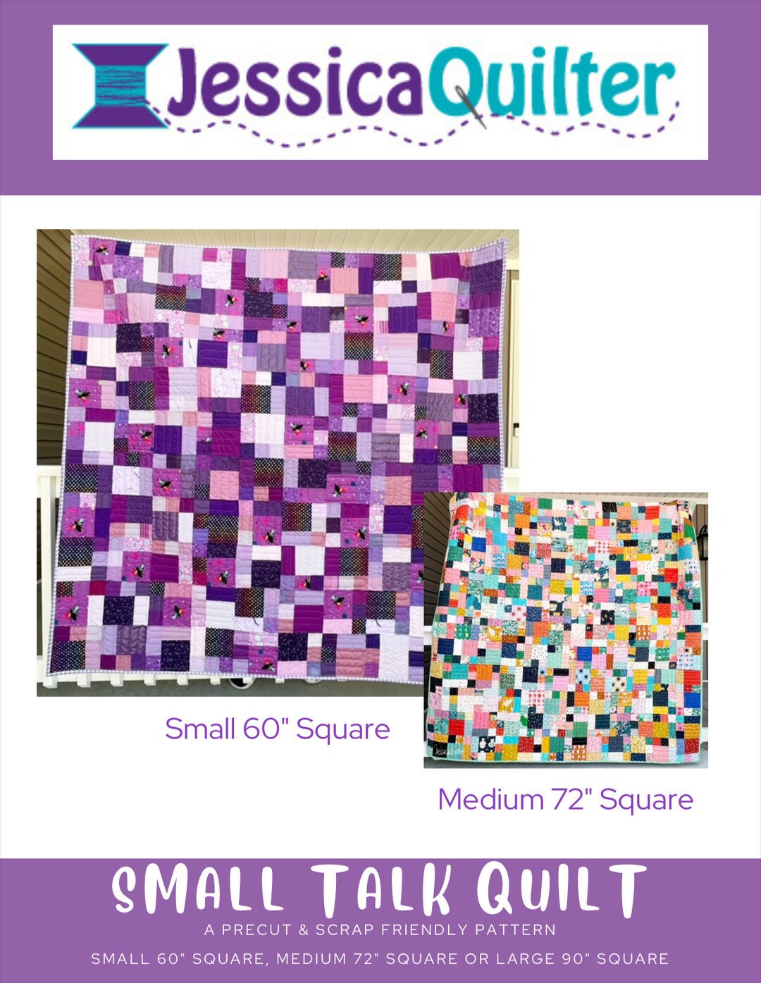 Small Talk Quilt Pattern PDF - Etsy