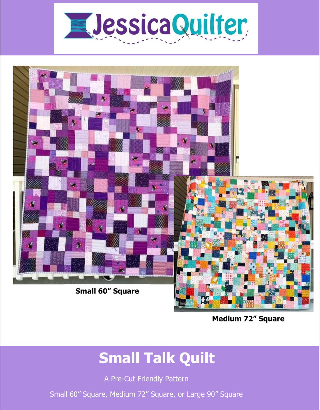 Small Talk Quilt Pattern PDF - Etsy