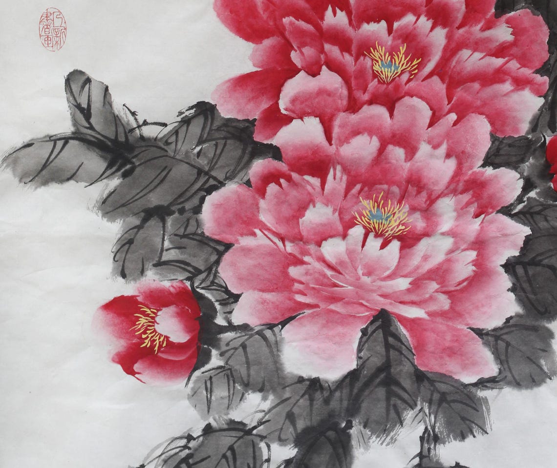 Original Chinese Ink Art - Chinese Style Freehand Painting - Hand Drawn ...
