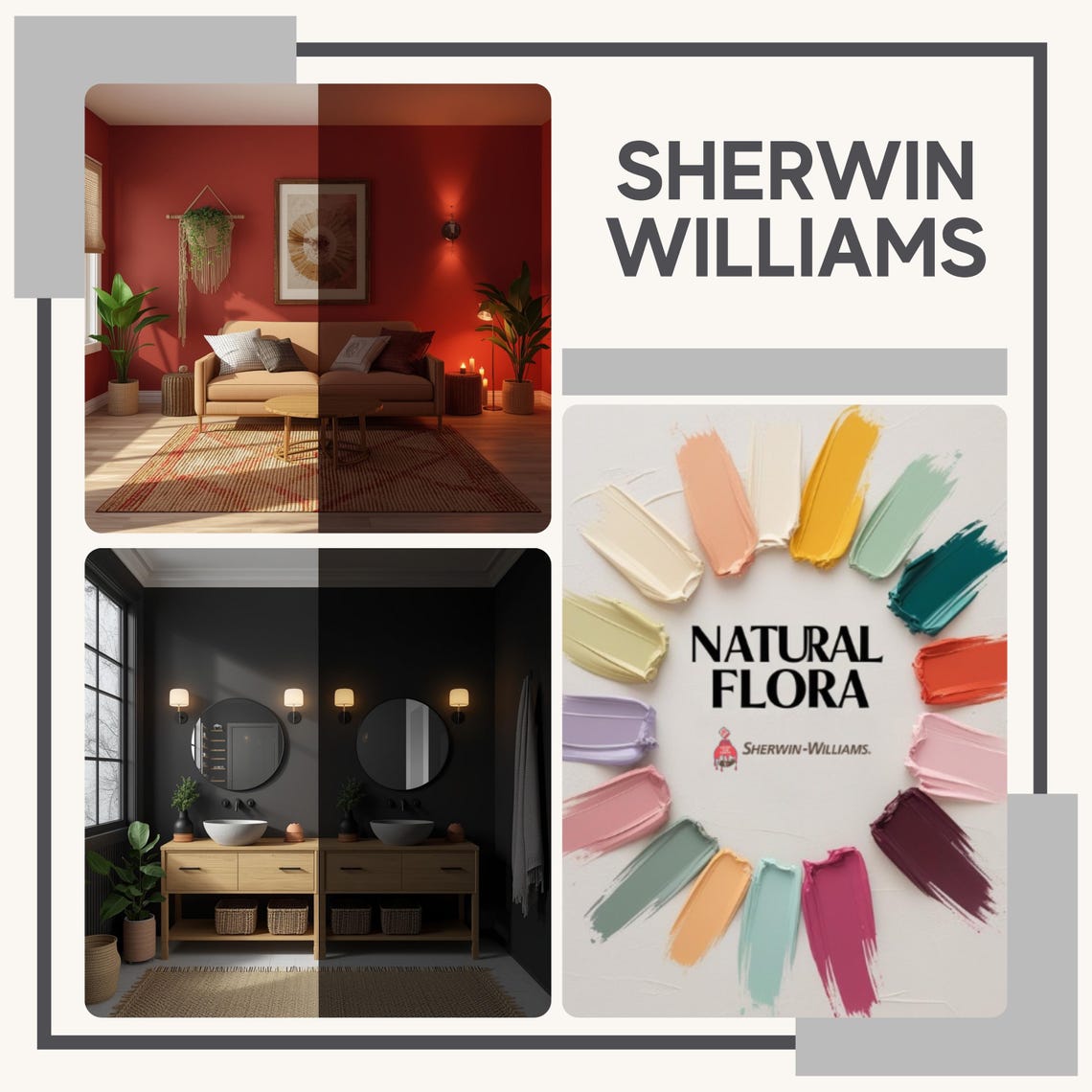 Natural Flora Sherwin-williams Paint Palette: Home Interior Design ...