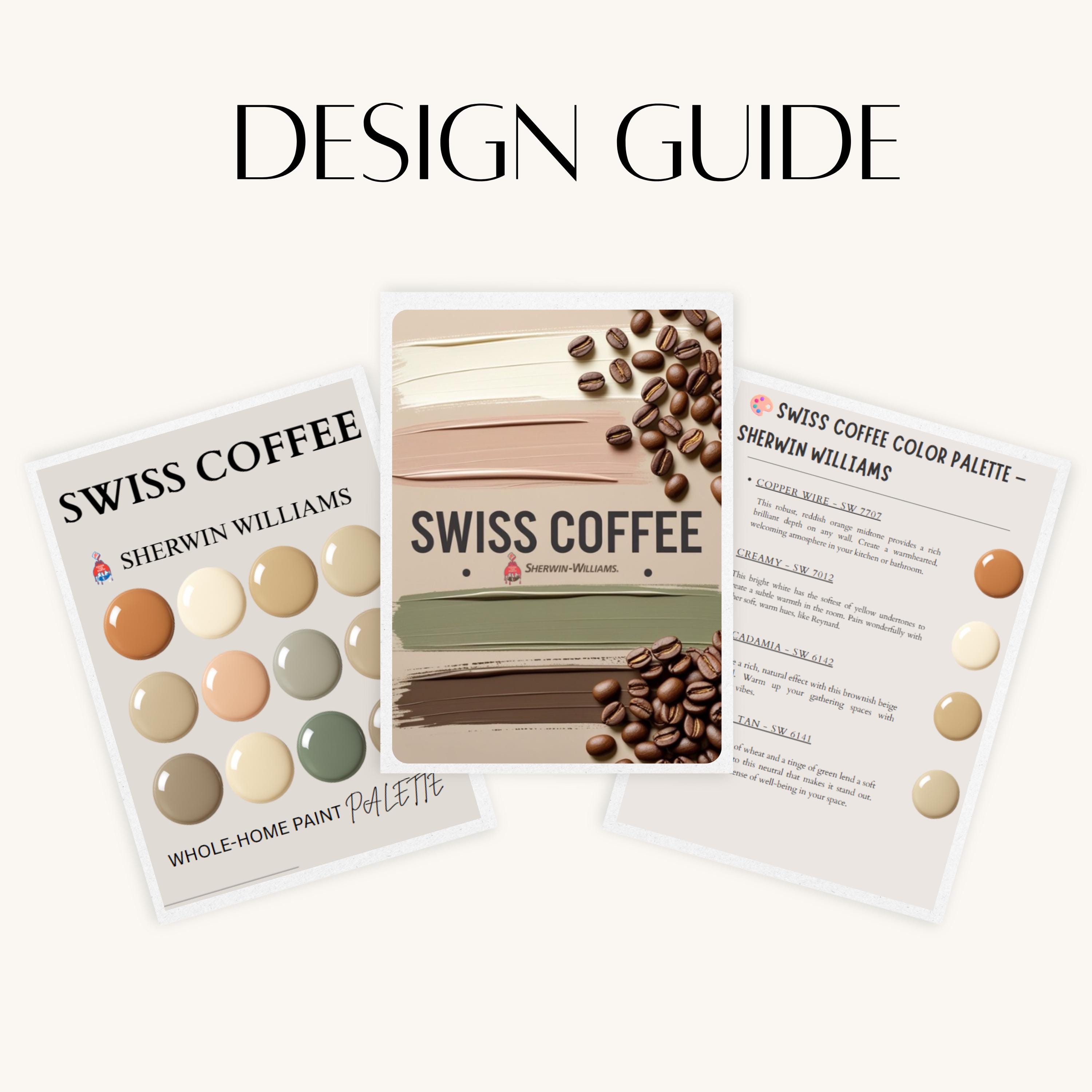 Swiss Coffee Sherwin-williams Paint Palette | 8 Warm Neutral Whole Home ...