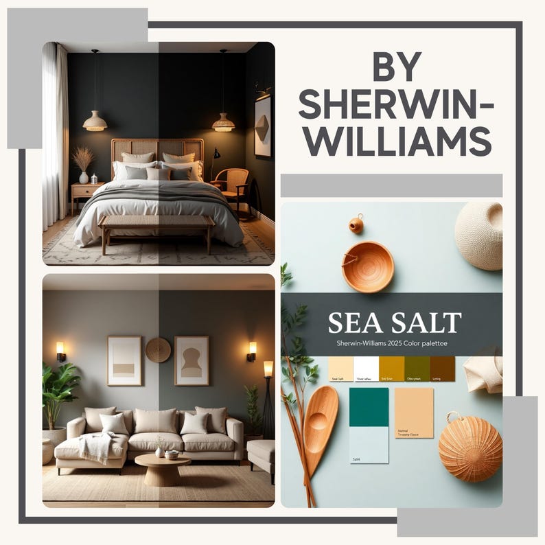 Sea Salt Inspired Home Color Palette: Coastal Whole House Scheme (PDF ...
