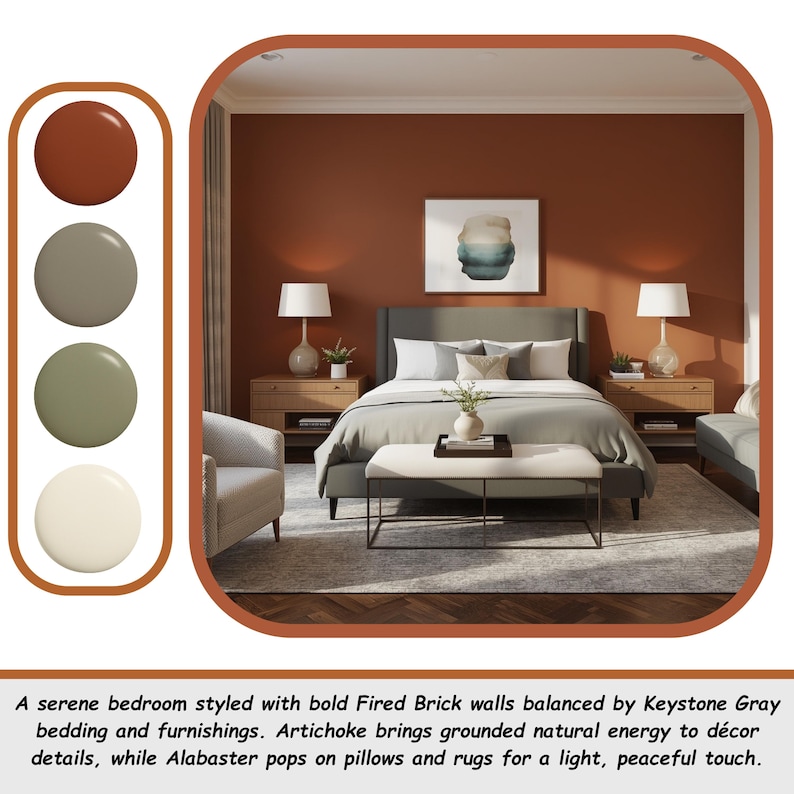 Sherwin Williams Modern Rustic Paint Palette: 12 Earthy Colors (digital ...