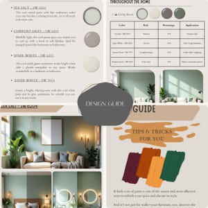 Sea Salt Inspired Home Color Palette: Coastal Whole House Scheme (PDF ...