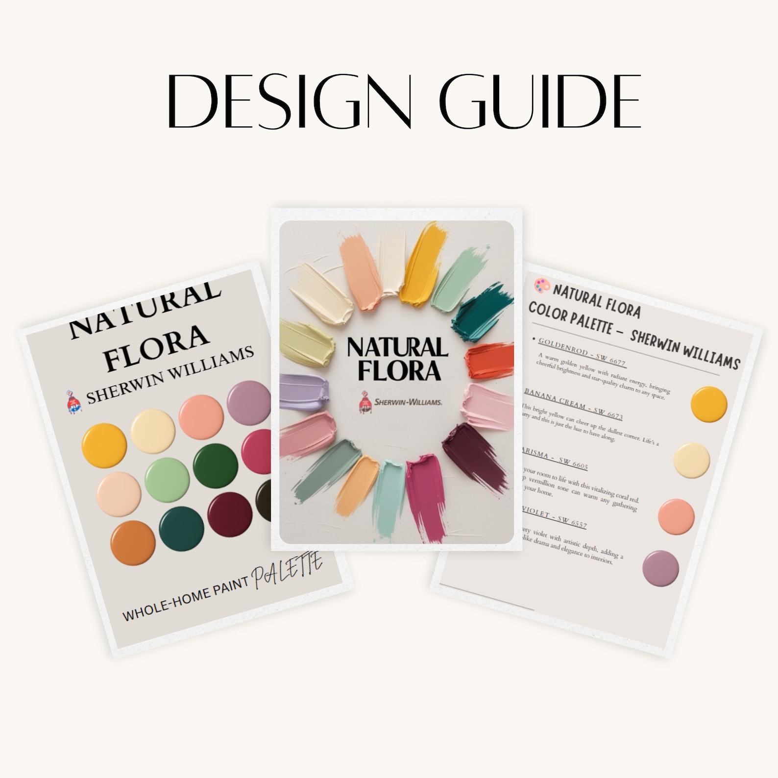 Natural Flora Sherwin-williams Paint Palette: Home Interior Design ...
