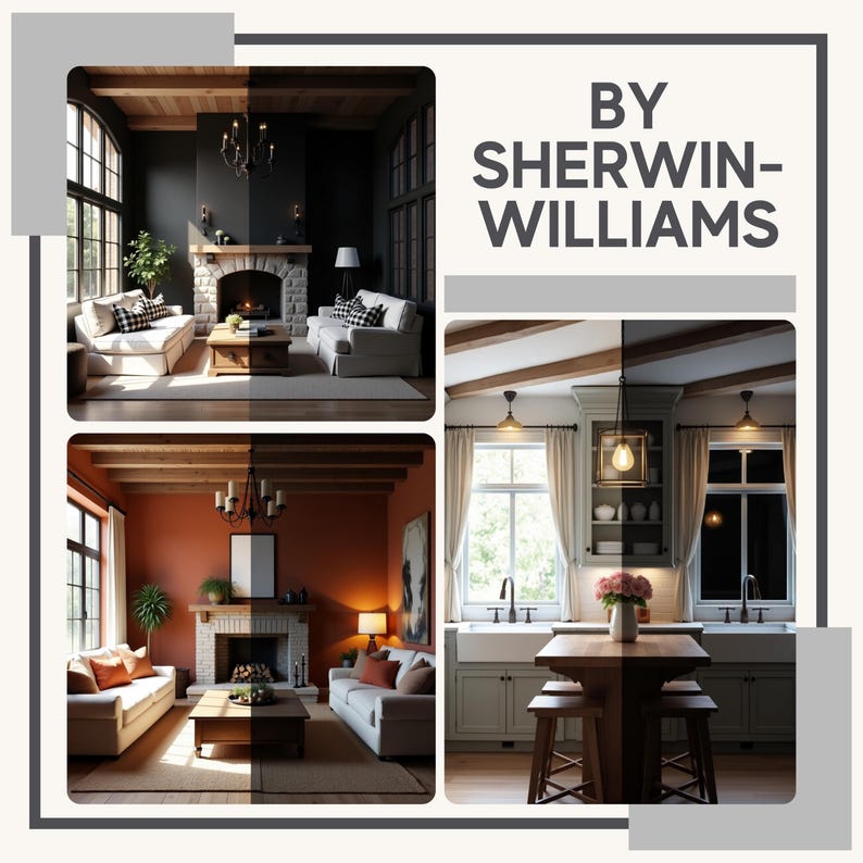 Farmhouse Cottage Color Palette: Sherwin-williams Whole House Paint ...
