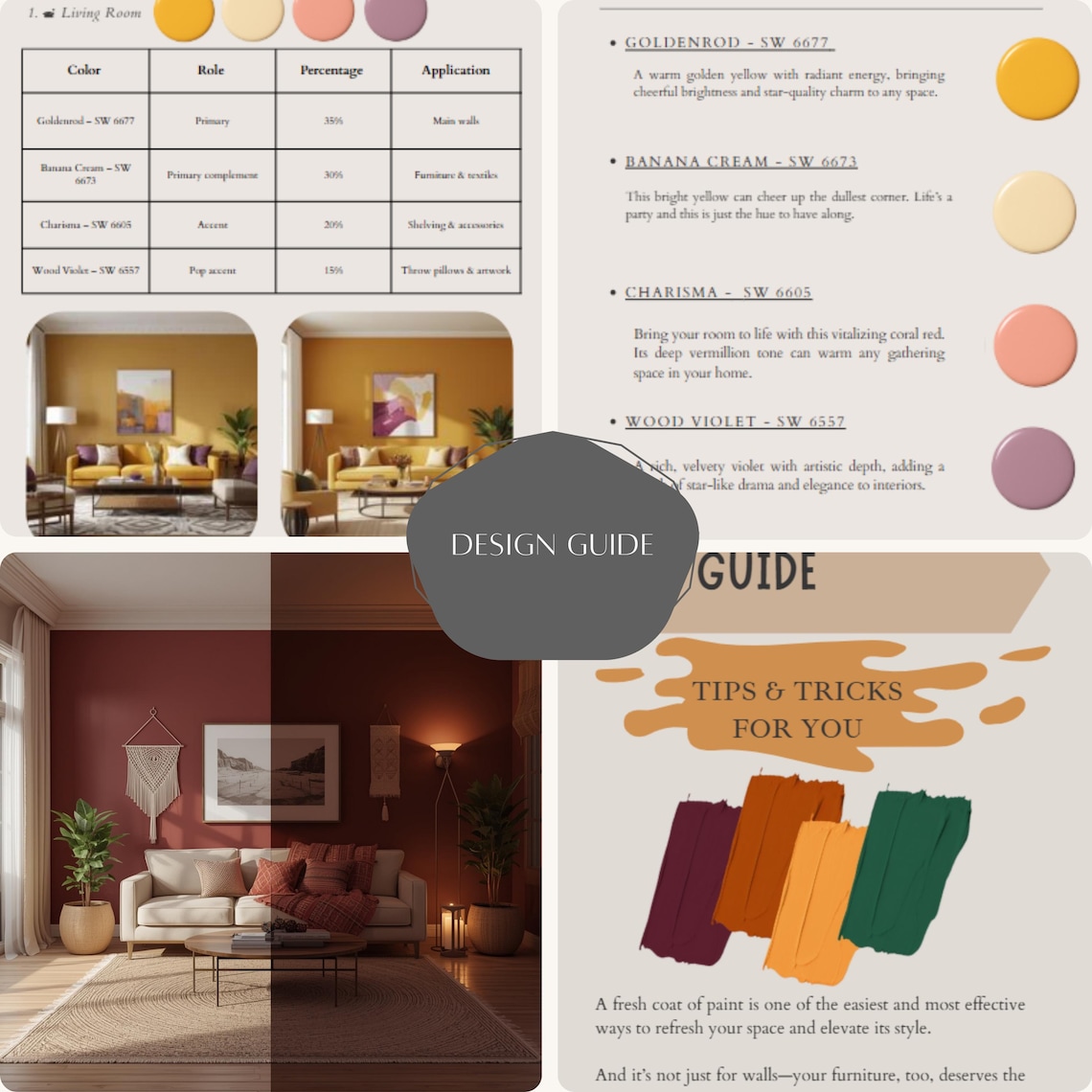 Natural Flora Sherwin-williams Paint Palette: Home Interior Design ...