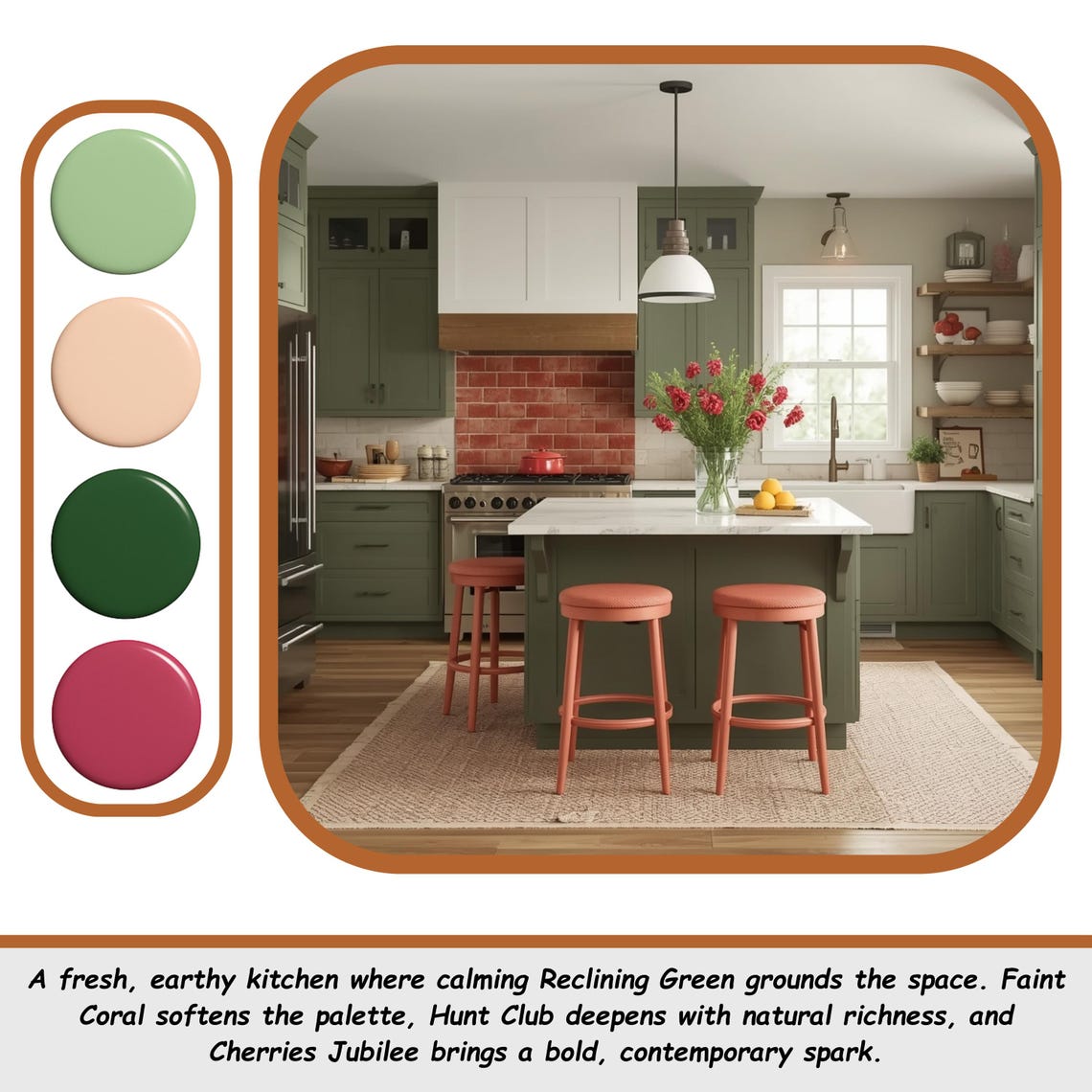 Natural Flora Sherwin-williams Paint Palette: Home Interior Design ...