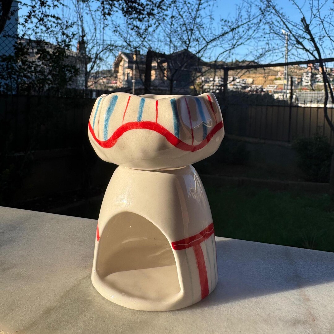 Fondue Set - Handmade Ceramic Fondue Set - - Etsy
