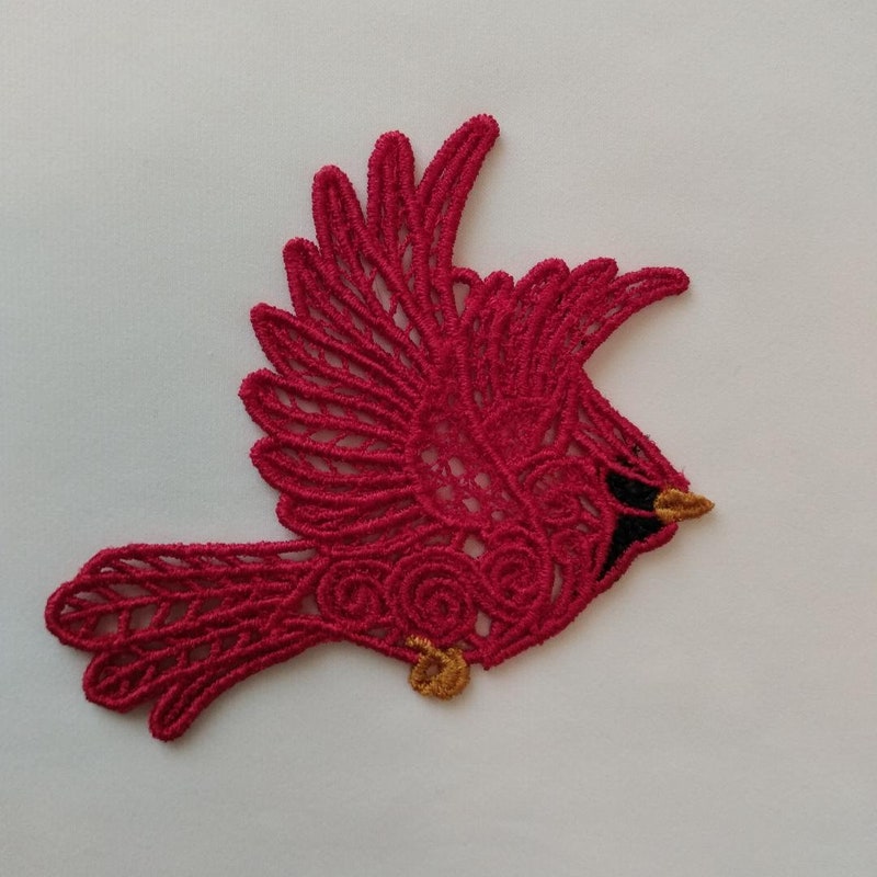 Cardinal in Flight - Etsy