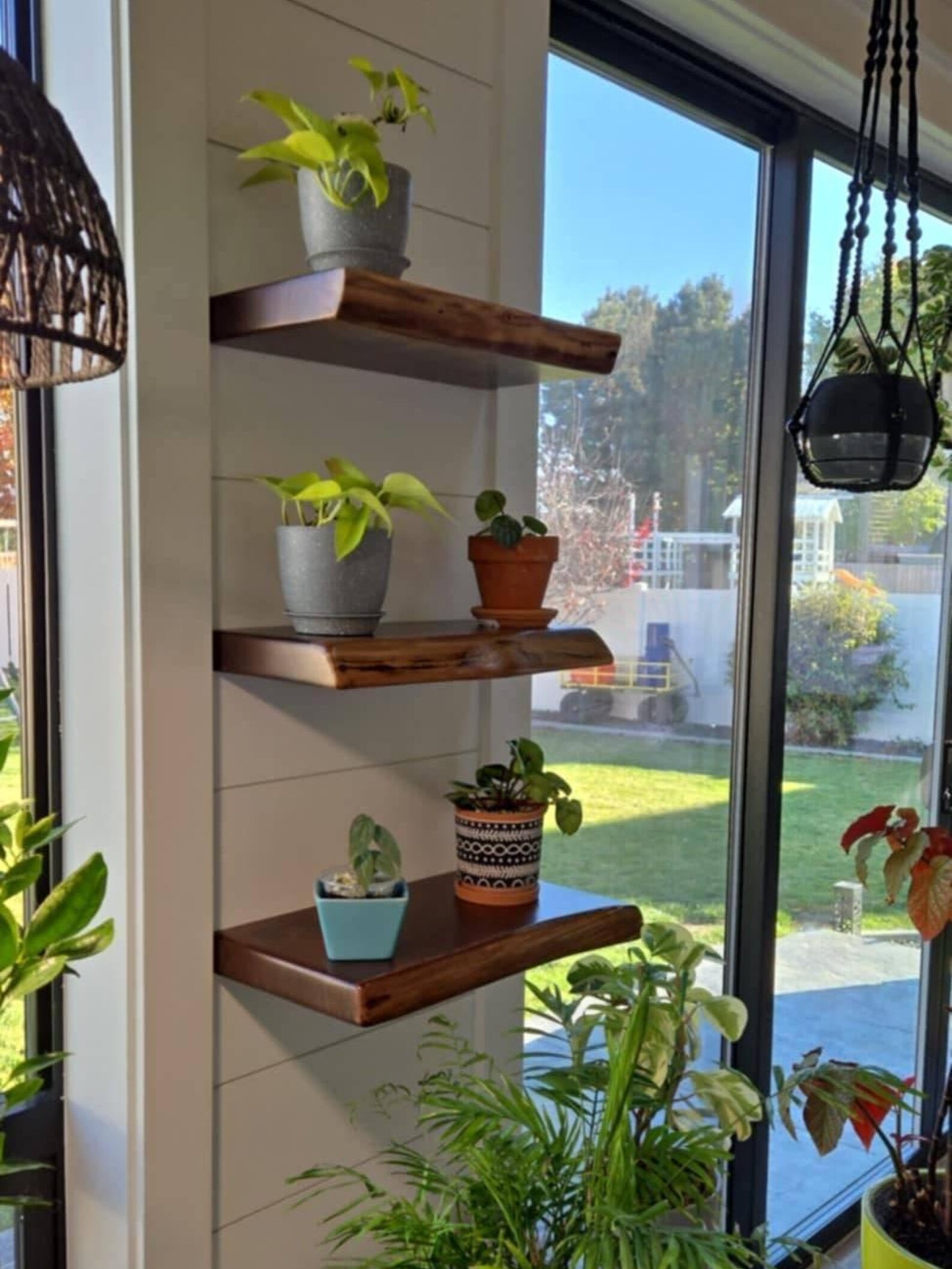 Live Edge Floating Shelf by Woodrich - Etsy