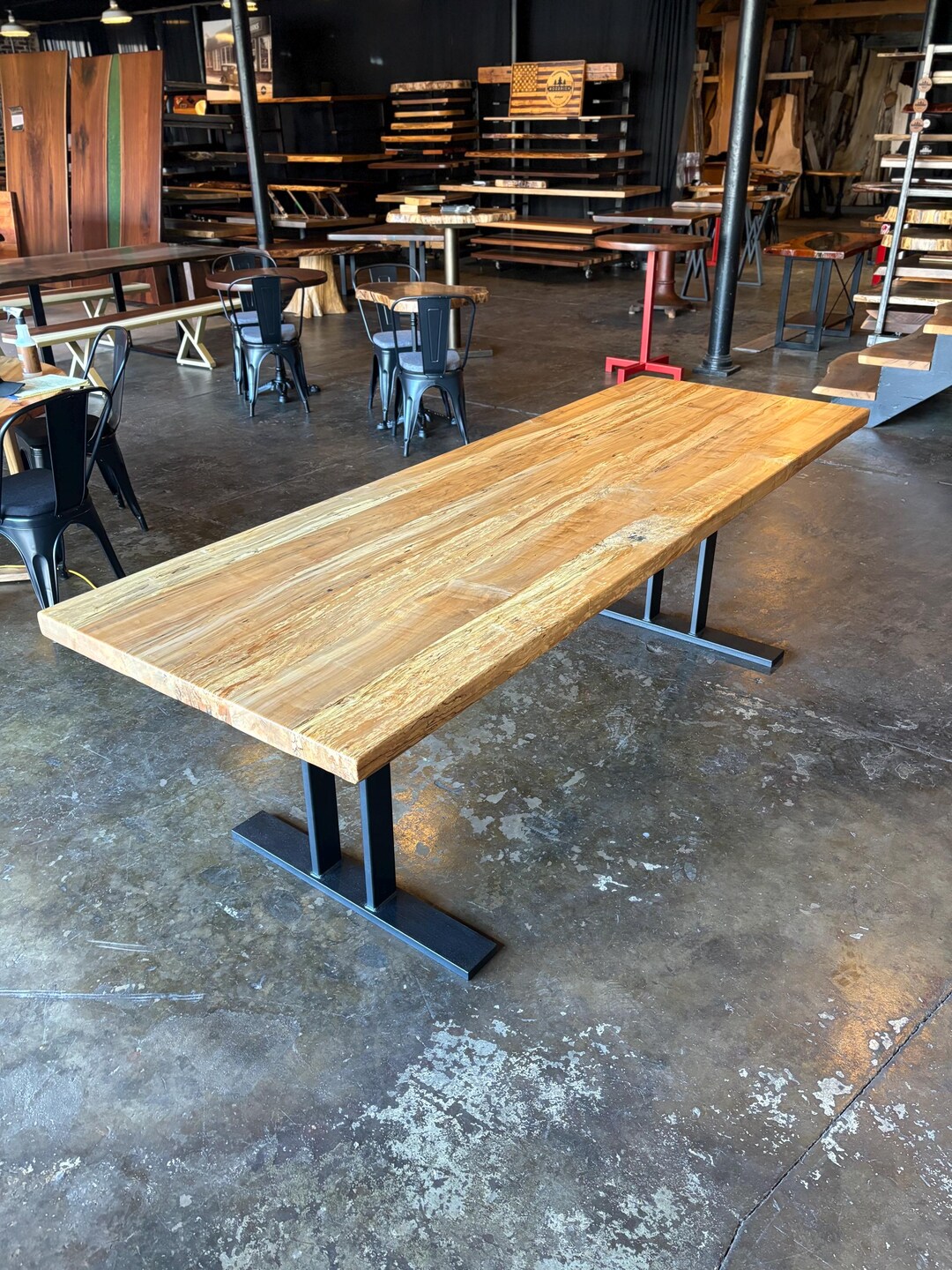 Maple Farmhouse Dining Table - Etsy