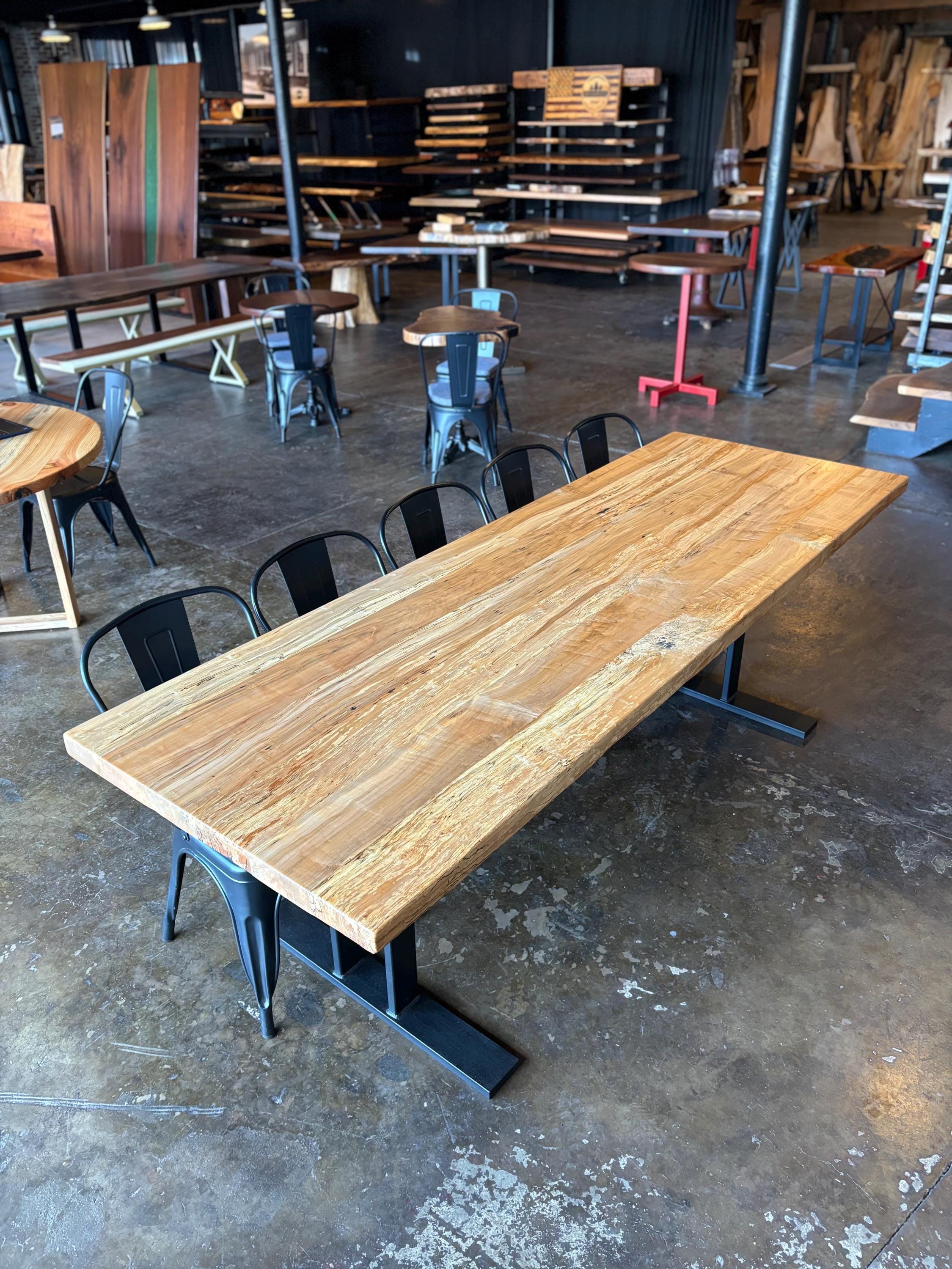 Maple Farmhouse Dining Table - Etsy