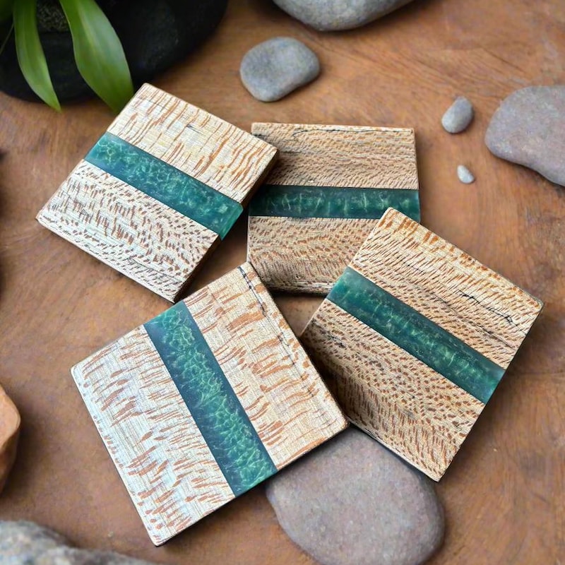 Epoxy Coasters - Etsy