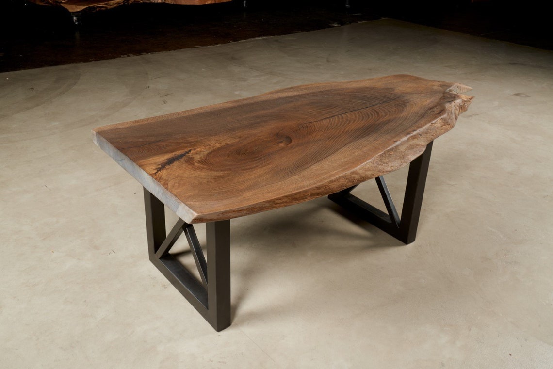 Red Oak Coffee Table 33, Side Table, Solid Wood Table, Cocktail Table ...