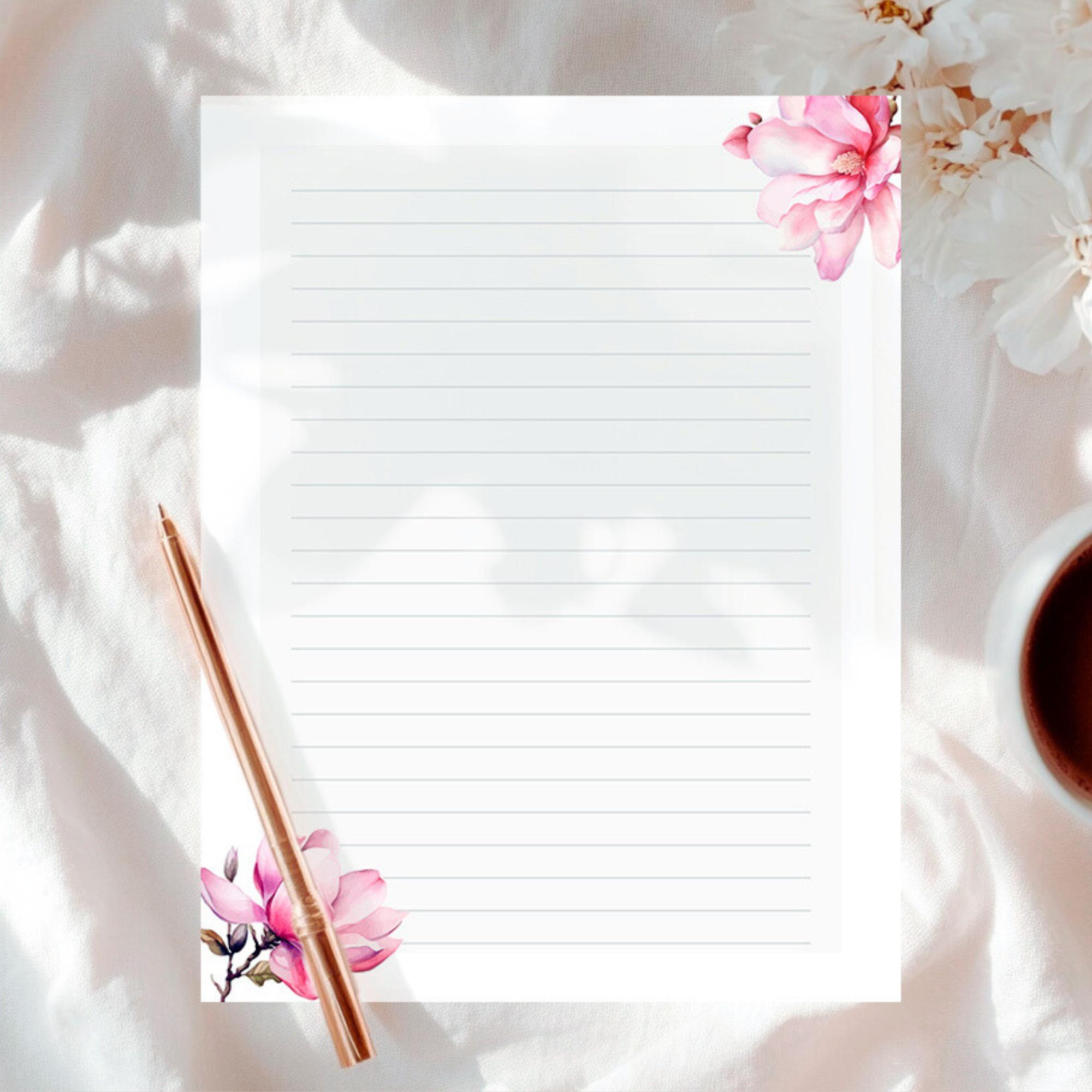 Lined Dot Grid Paper Printable, Instant Download PDF Half Letter Size ...