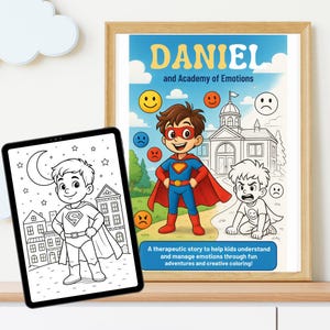Superhero Therapeutic Printable SEL Story| Kids Workbook Activity ...