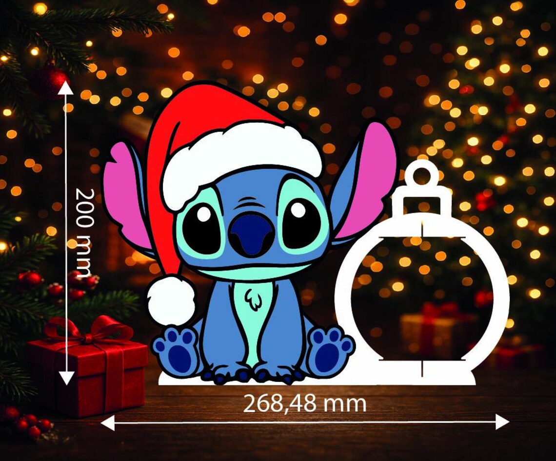 Christmas Stitch Lantern SVG File With Hat & 3D Bauble – Paper ...