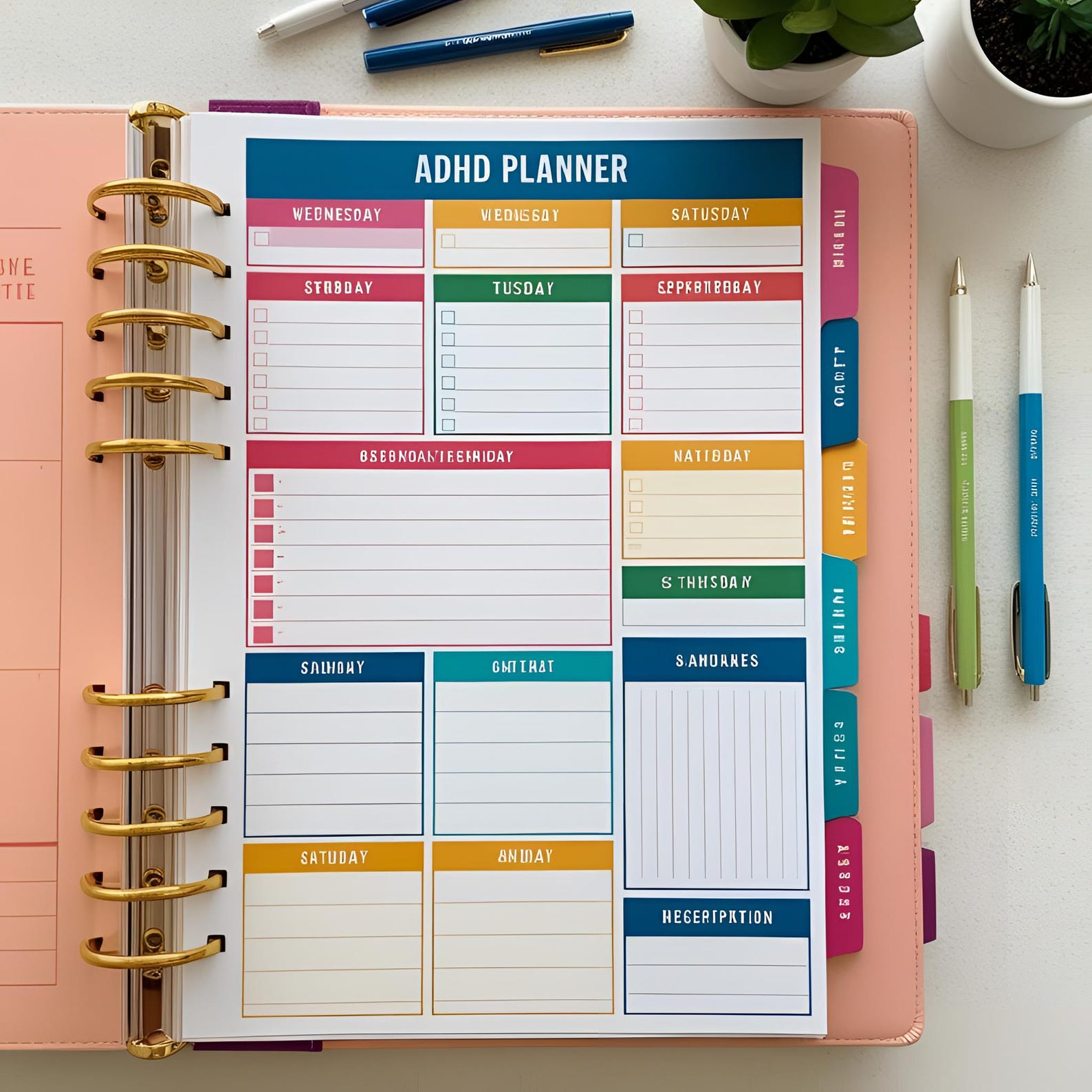 2025 ADHD PLANNER - Etsy